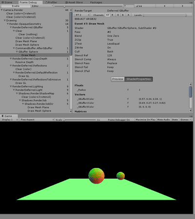 UnityのDeferredでCommandBufferを利用してGBufferをいじってみる | 測度ゼロの抹茶チョコ